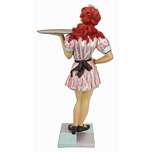 Design Toscano Retro Rosie Diner Dame Serving Table Statue & Reviews ...