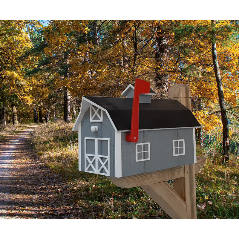 Amish Mailbox, Handmade, Dutch Barn Style Mailbox & Reviews | Wayfair